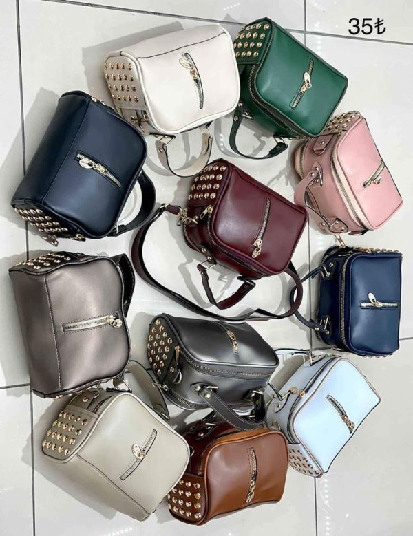 Toptan Bayan Çanta Aksesuarlı Suni Deri 11 Renk Seçenekli - Toptan ...